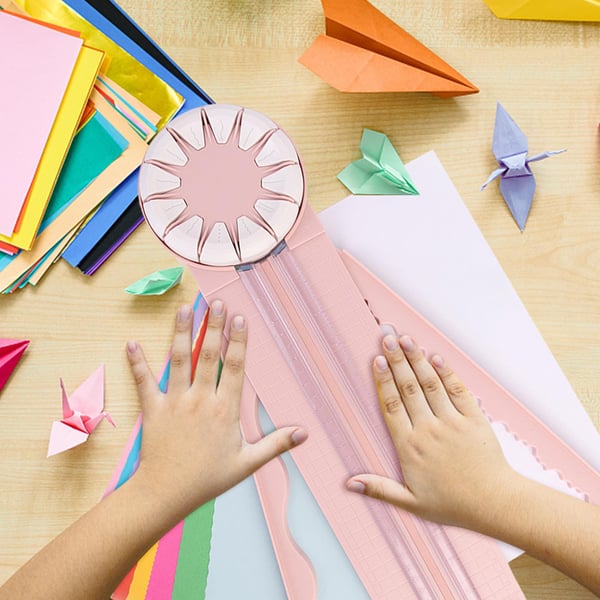 Cutaway 12-in-1 360° Rotary Circular Paper Cutter