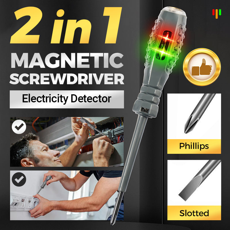 2-in-1 High Torque Strong Magnetic Screwdriver Electricity Detector