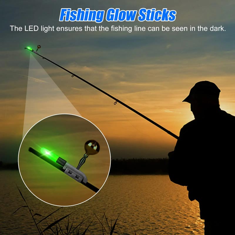 2024 Fishing Rod LED Light with Buzzer Bell