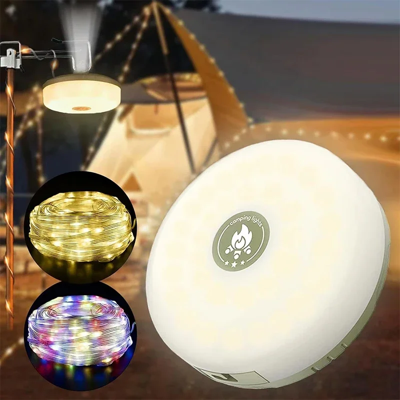 4 in 1 Multifunctional Camping Light USB Rechargeable Design