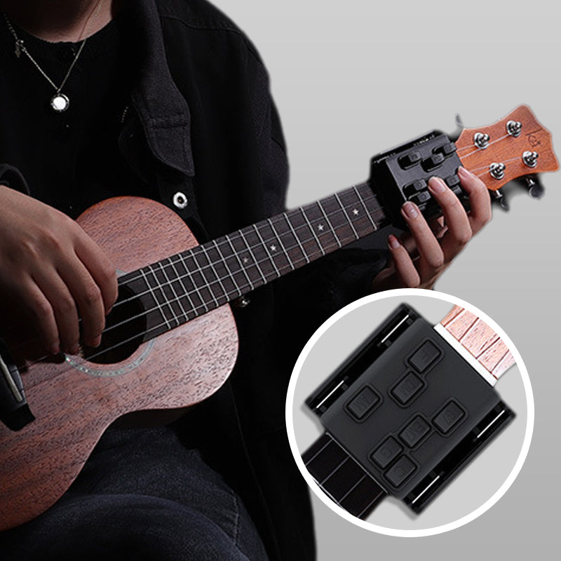 Ukulele Chord Trainer with Smart Fingering Buttons