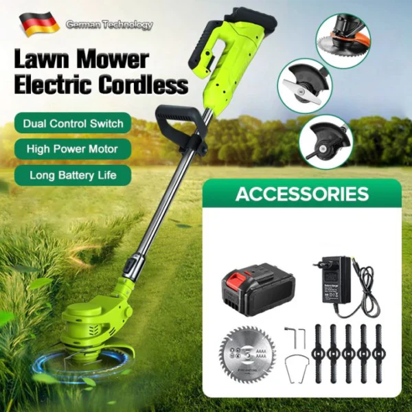 PREMIUM™ 3-in-1 Cordless Electric Grass Lawn Mower
