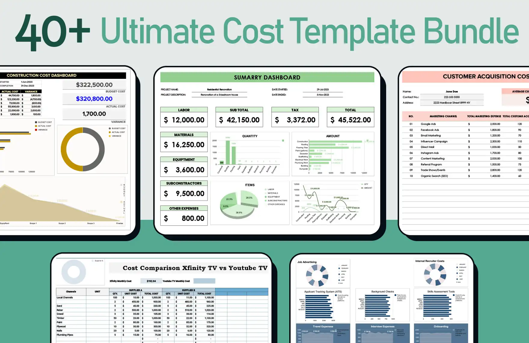 5500+ Ultimate Excel Templates Mega Bundle - Openworksheet