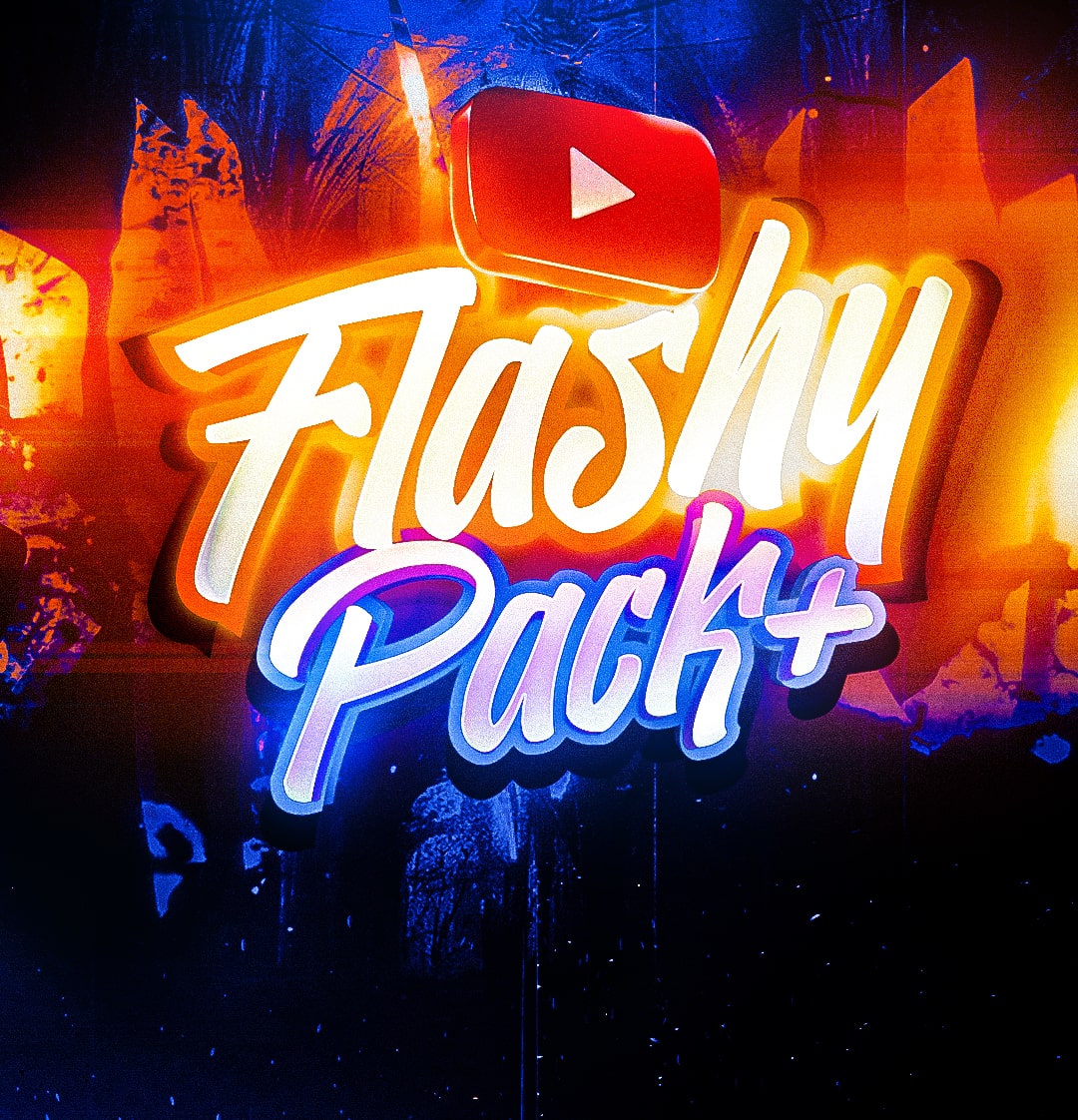 Flashy thumbnails - Thumbnail assets pack