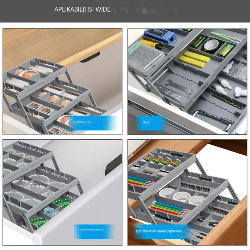 Multi-Level Smart Drawer Organizer Multi-Level Smart Drawer Organizer