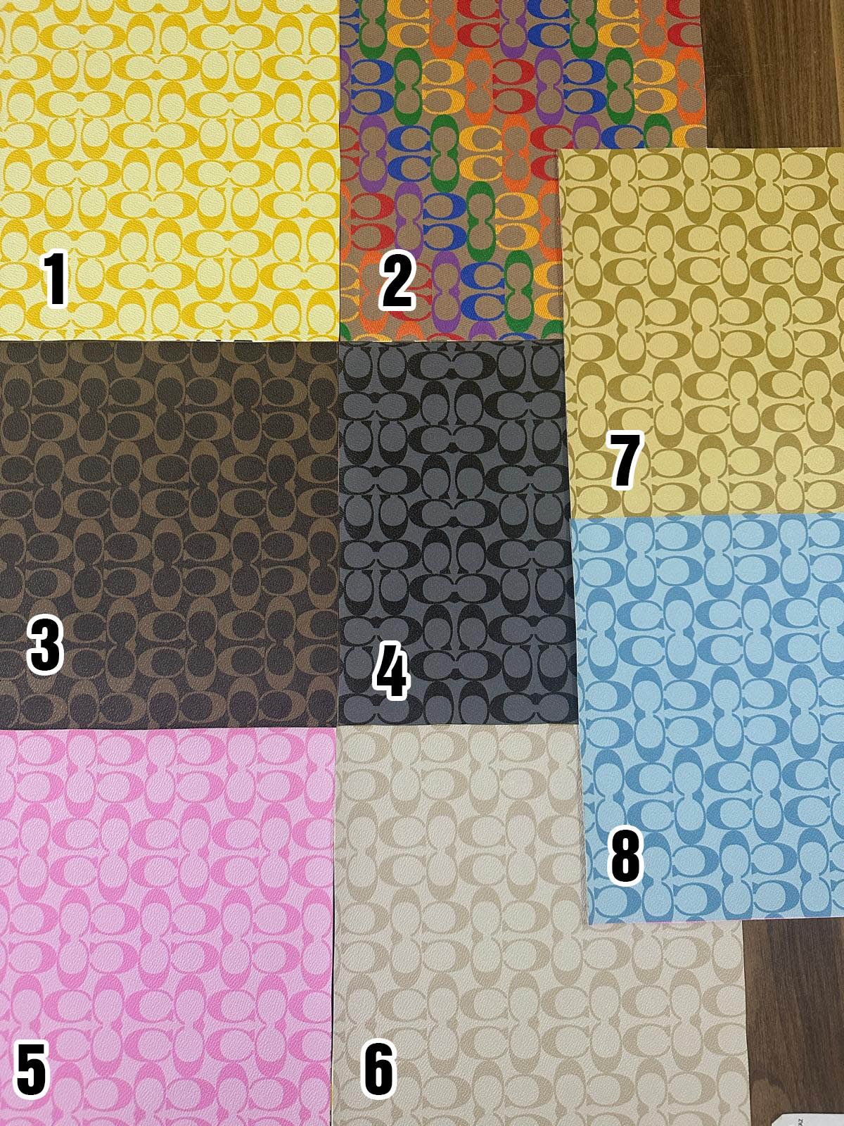 Coach crafting leather fabric for bag leather, shoe leather handicrafts