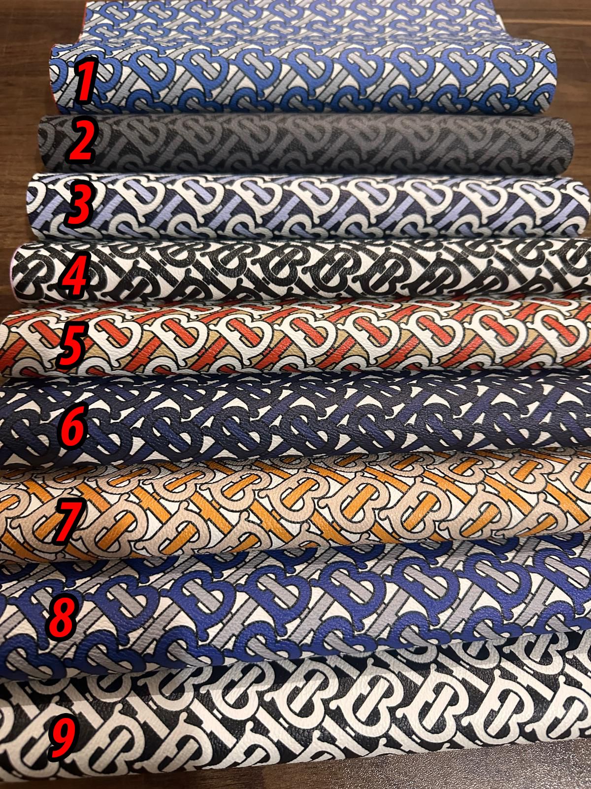 Burberry vinyl crafting leather fabric for bag leather, shoe leather ...